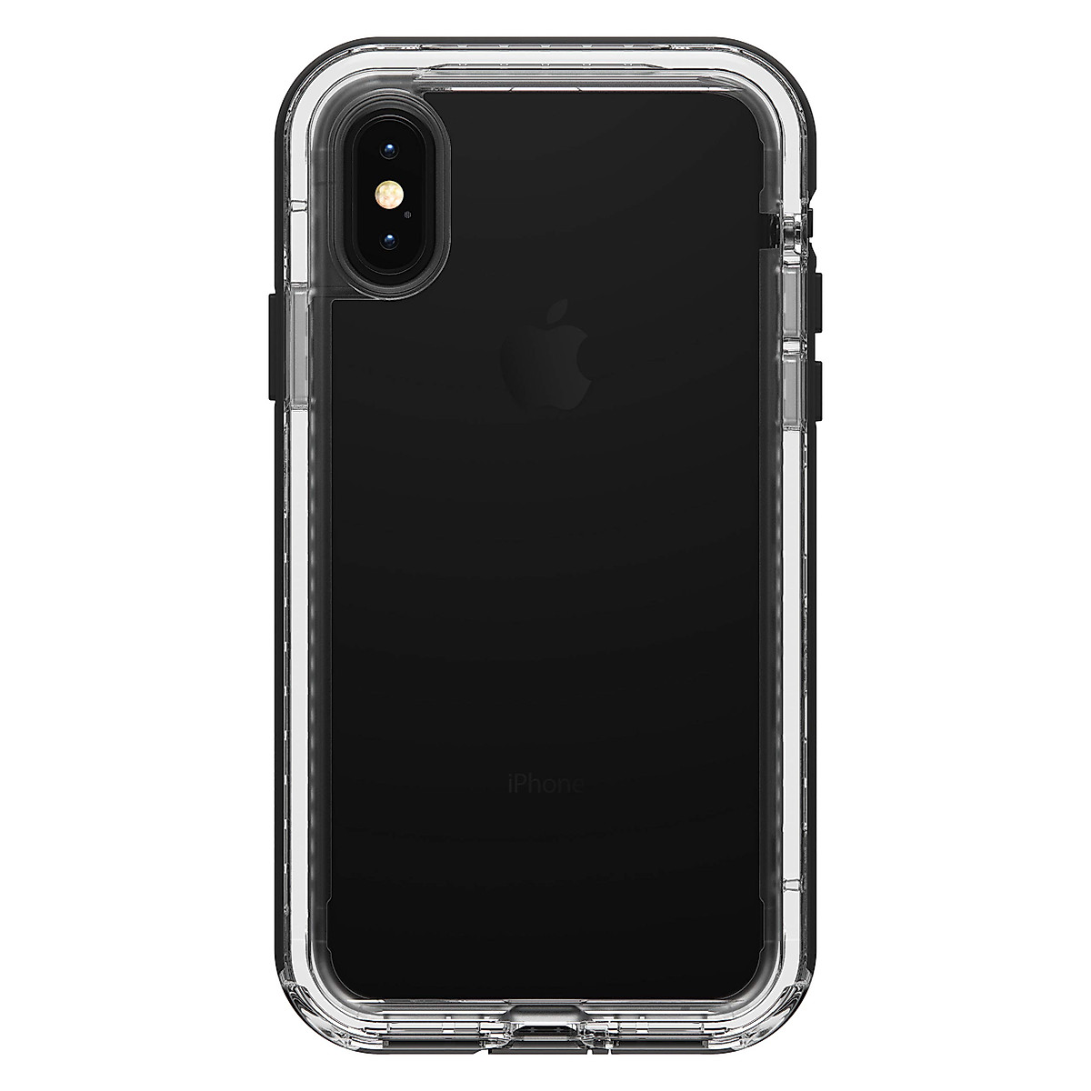 LifeProof Next Series Case for iPhone Xs & iPhone X - Non-Retail Packaging - Black Crystal