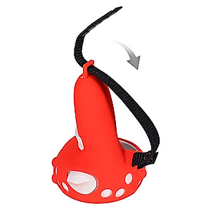 Silicone Controller Handle Grip Case Full Protective Sleeve Knuckle Strap Accessories for Quest 2 Virtual Reality VR Glasses Headset (Red)