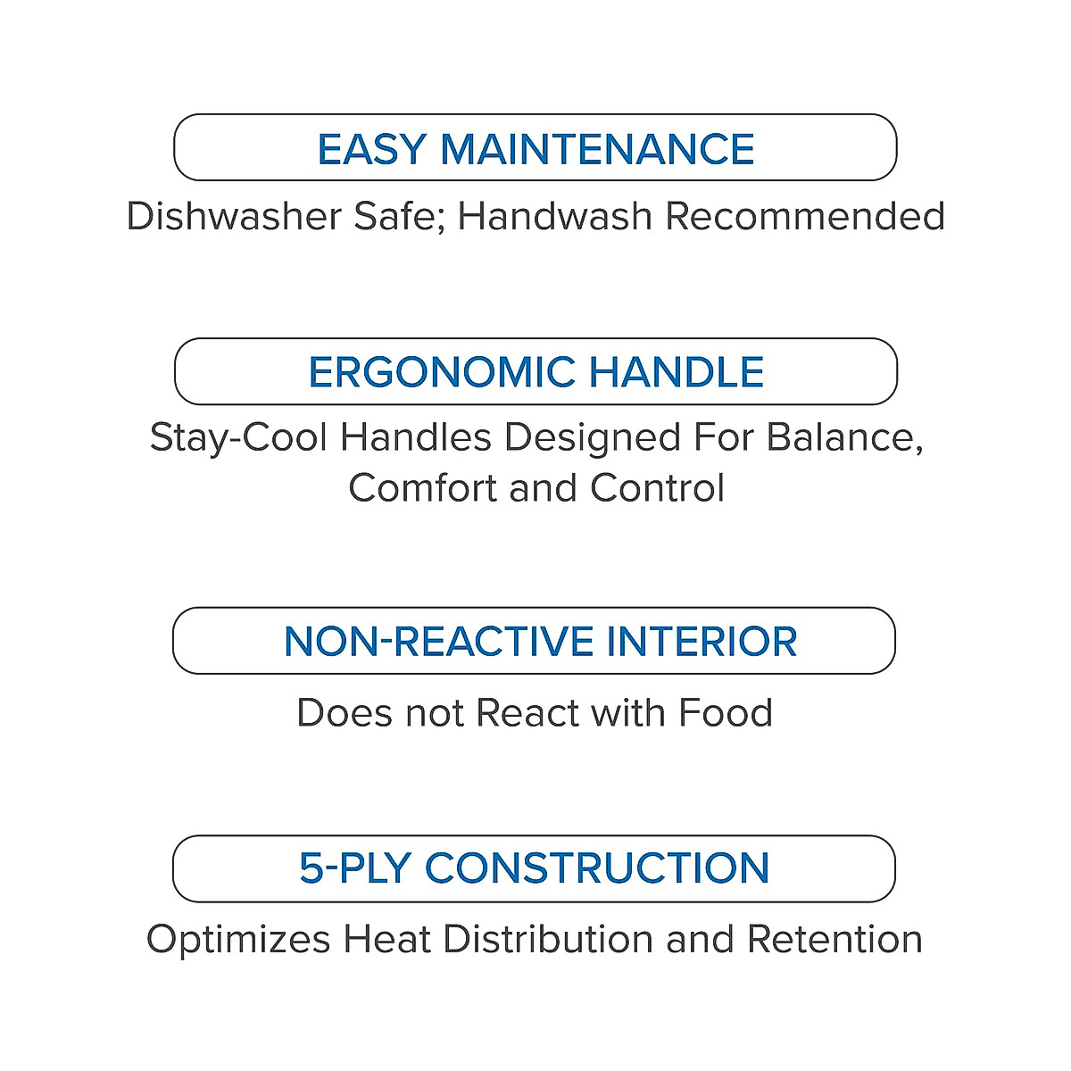 Viking Culinary Professional 5-Ply Stainless Steel Saucepan, 3 Quart, Includes Lid, Dishwasher, Oven Safe, Works on All Cooktops including Induction