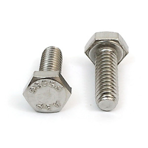 Bolt Dropper 1/4" x 3/4" Stainless Steel Hex Bolts, (100pcs), 18-8 (304) S/S, by Bolt Dropper.