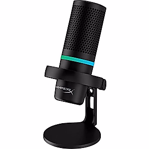 HyperX Duocast Omnidirectional USB Microphone RGB Lighting Black (Renewed)