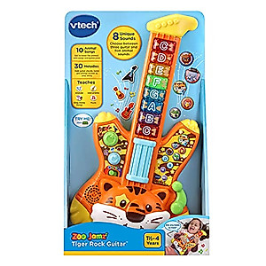 VTech Zoo Jamz Tiger Rock Guitar, Orange