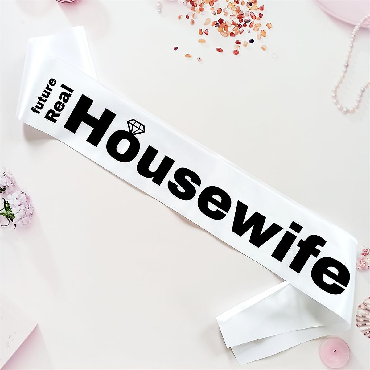 Magnusson's Garden Future Real Housewife Sash, Bachelorette Bridal Shower Engagement Party Bride-to-Be Sash, Real Housewives TV Show Inspired Gift for Women