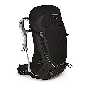 Osprey Stratos 36 Men's Hiking Backpack, Black, Small/Medium