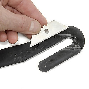 Heavy Duty Stretch Wrap Cutter for Stretch Cutting with Refill Blades, Black Color, Pack of 1