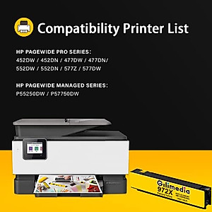 972X Yellow Ink Cartridge (1-Pack) High Yield | Compatible Replacement for HP 972x Work with PageWide Pro MFP 477dw 477dn 552dw 577dw 452dw 577z 452dn Printer