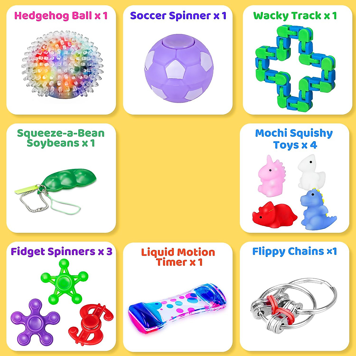 (60 Pcs) Sensory Fidget Toys Pack, School Classroom Rewards Goodie Bag Party Favors for Kids 3-5 4-8 8-12, Stress Relief & Anxiety Relief Tools Autistic ADHD Toys Holiday Birthday