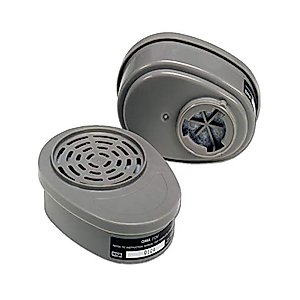 MSA 815355 Advantage Organic Vapor Respirator Cartridge, Capacity, Volume, Standard, Grey (Pack of 2)