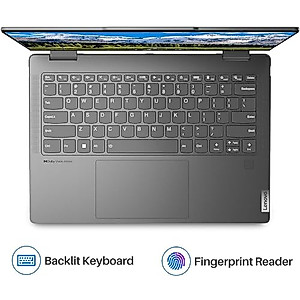 Lenovo Yoga 7i 2-in-1 Convertible Laptop, 14" 2.2K Touchscreen flip, 16GB LPDDR5, 1TB SSD, Intel Core i7-1355U, Intel Iris Xe Graphics, WiFi 6, Backlit KB, Fingerprint, 12 Hours Life, Win 11