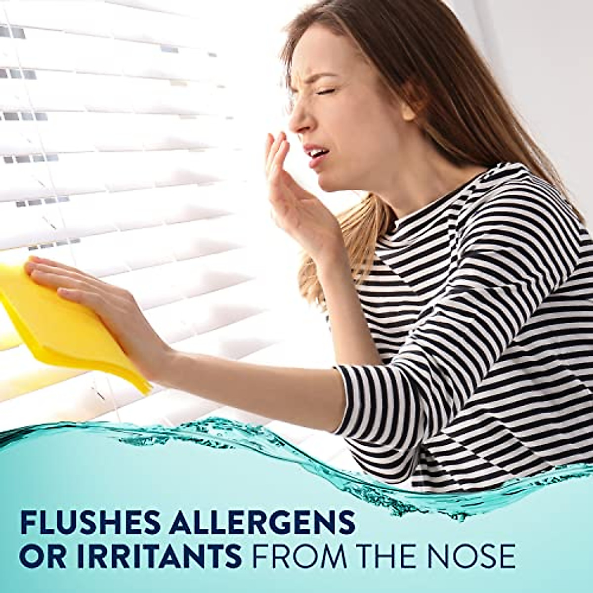 Vicks Sinex Saline Nasal Spray, Drug Free Ultra Fine Mist, Clear Everyday Sinus Congestion Fast, Clear Mucus from a Cold or Allergy, Daily Use 5.0 fl oz x 2