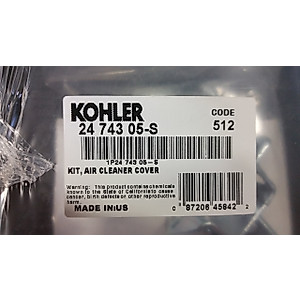 Kohler Part # 24 743 05-S KIT, AIR CLEANER COVER