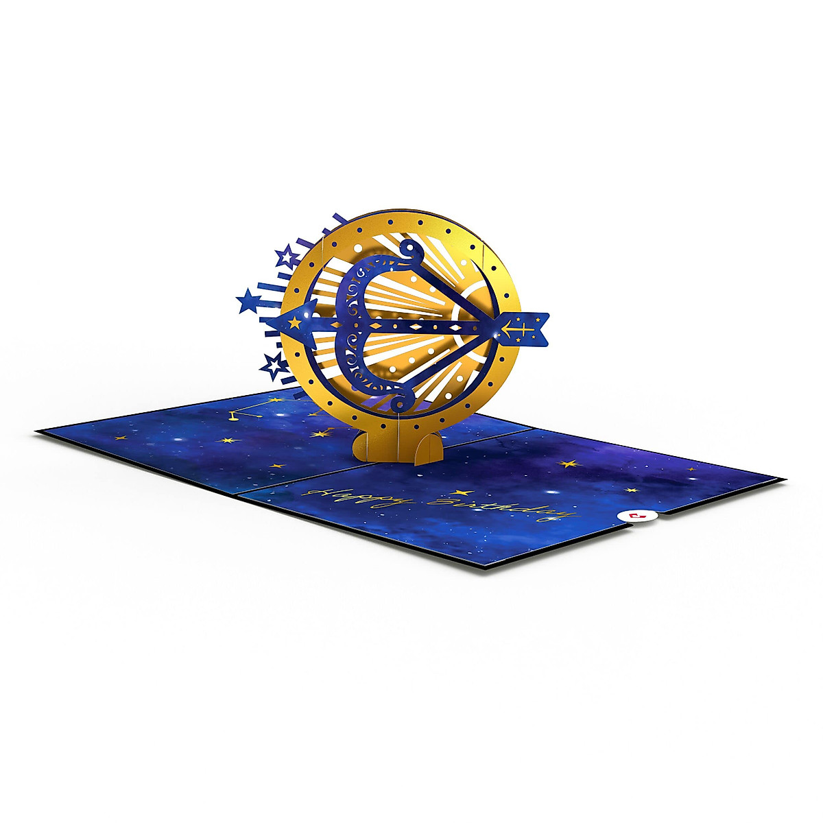 Lovepop Zodiac Sagittarius Birthday Pop-Up Card, 5 x 7” – Zodiac Birthday Card for Her– 3D Pop-Up Greeting Card – Horoscope Sign Sagittarius