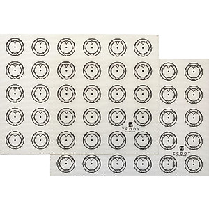 Zeddy Essentials Silicone Macaron Baking Mat With Three Macaron Templates, 2 Set, Non-Stick, Food Safe