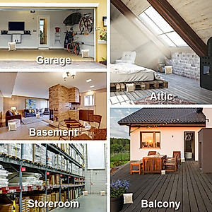 RJNKUU Squirrel Repellent Outdoor,Garden Squirrel Deterrent, Chipmunk Repellent Outdoor,Keep Squirrels Out of Flower Pots, Squirrel Repellent for Attic,Powerful Repel Squirrel-10Packs, Orange