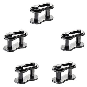 QAZAKY Compatible with 5 pcs 530 Drive Chain Repair Master Connector Split Link for ATV Quad Scooter Motorcycle Go Kart Moped Pit Dirt Pocket Racing Bike Triumph Yamaha