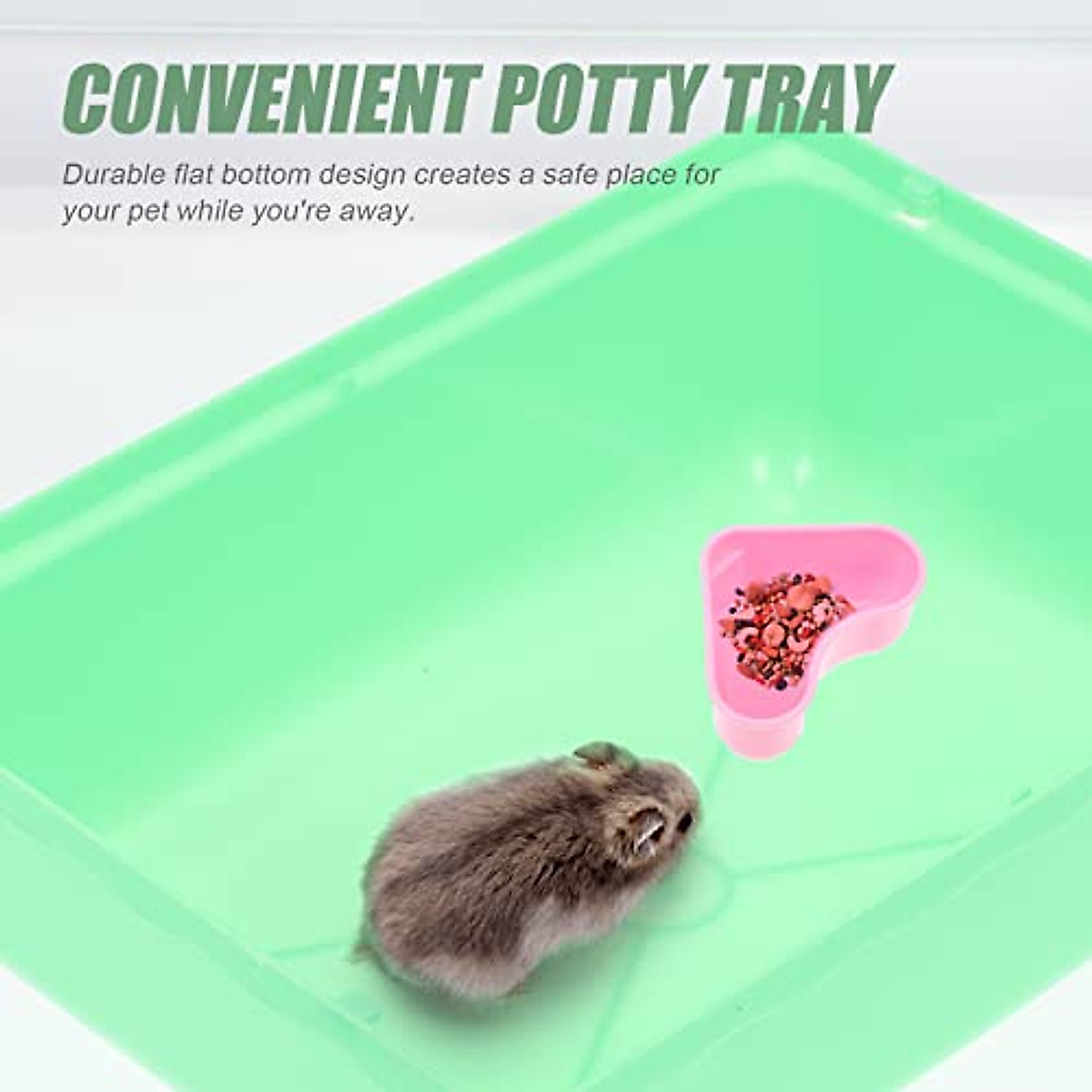 iplusmile Pans Nest Dogs Kennels Cage House Mice Crate Bedding Tray Crates Trainer Rabbits Small Animal Bottom Chinchillas Floor Replaceable Rat Habitats Cages Replacement Light Cat Gerbil