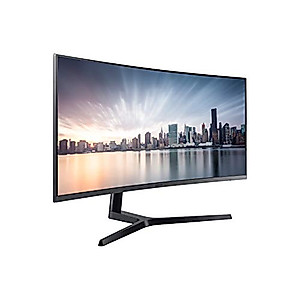 SAMSUNG CH890 Series 34-Inch Ultrawide QHD (3440x1440) Computer Monitor, 100Hz, Curved, HDMI, USB-C, Height Adjustable Stand, 3 Yr WRNTY (LC34H890WGNXGO)