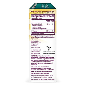 NEURIVA Melatonin Free Natural Sleep Aid Supplement with L-Theanine to Help You Relax & Ashwagandha to Support Restorative Sleep So You Can Wake Up Feeling Refreshed, 30ct Capsules