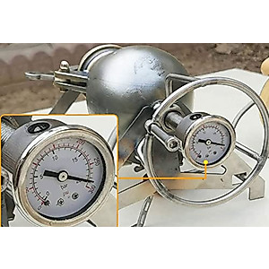 Ashendikan Hand Popcorn Machine Home Small 304 Stainless Steel Grain Amplifier Old-Fashioned Mini Popcorn Pot