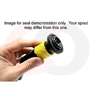 (6 Pack) Gas Can Spout Gasket Seals - Universal Rubber Replacement Gasoline/Fuel Jug Washer Seals (Upgraded Version, Compatible with Ethanol, Stabilizer, etc)