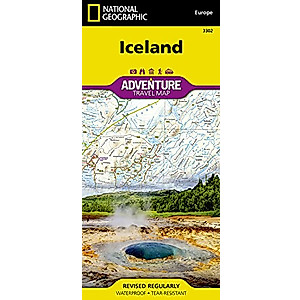 Iceland Map (National Geographic Adventure Map, 3302)