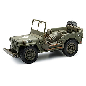 Jeep Willys U.S.A. Army Green 1/32 Diecast Model Car by New Ray
