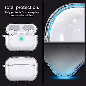 Spigen Ultra Hybrid Designed for AirPods Pro 2nd Generation Case (USB-C/Lightening Cable) Cover - Crystal Clear