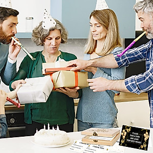 WAN2TLK 60PCS Retirement Card, Happy Wishes Card Box, Well Wish and Advice Congratulations Guest Book Cards, Retirement Party Favors and Going Away Party Decorations Supplies