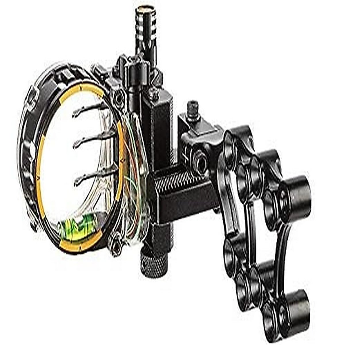 Trophy Ridge Hotwire Archery Bow Sight - 2 Fixed Pins, 1 Adjustable Pin, On Board Allen Key, 2nd Axis Leveling, Right Hand, 0.019 Pin