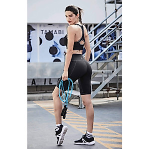 Heathyoga Biker Shorts Women High Waist Yoga Shorts for Women Workout Shorts with Pockets Athletic Shorts Gym Shorts