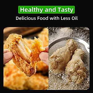 Air Fryer Basket for Oven, 304 Food-Grade Stainless Steel Wire Rack, Cost-Effective and 13.5 * 11.2in Large Size Oven Accessories, Cooking and Baking for Convection Toaster Oven