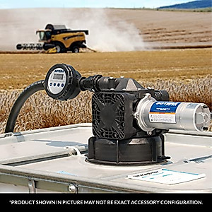 Sotera 825 1" 2-20 GPM(7-75 LPM) Digital Inline Nutating Disc Poly Chemical Transfer Meter, 125 PSI (8.6 bar)