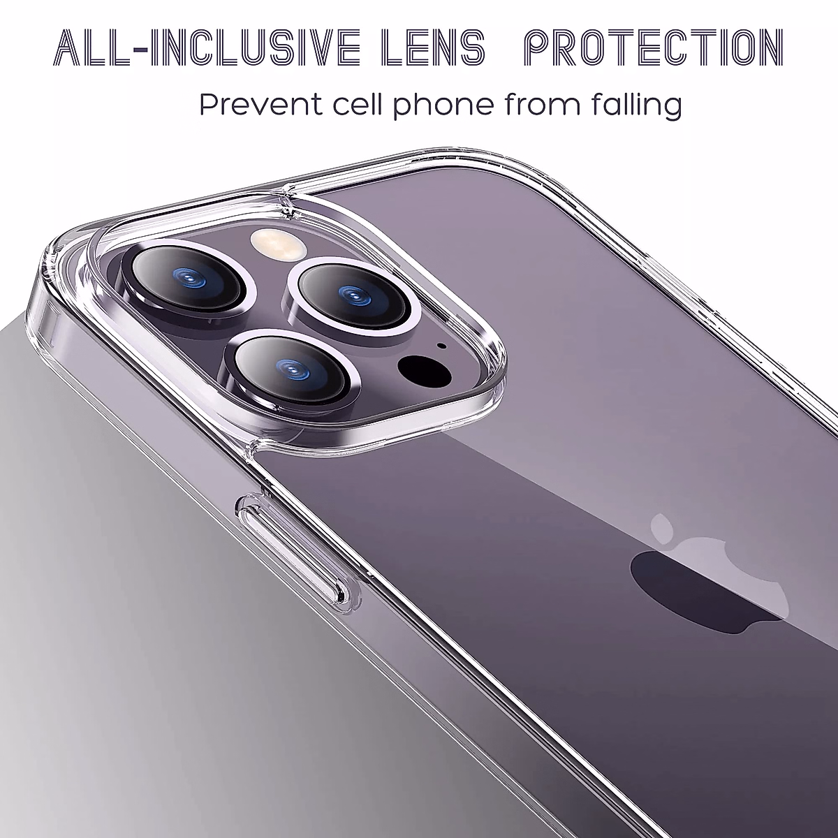 iPhone 14 Pro Max Clear Case. Transparent Hybrid Acrylic Protective Cases for iPhone 14 Pro Max.Screen Size (6.7)