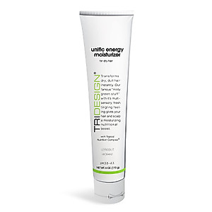 TRI Design Unific Energy Moisturizer Conditioner – Leave In Conditioner for Curly Hair, Anti Frizz Hair Serum & Deep Conditioner for Dry, Damaged Hair – Frizz Control & Hair Care Solution – 6 oz Tube