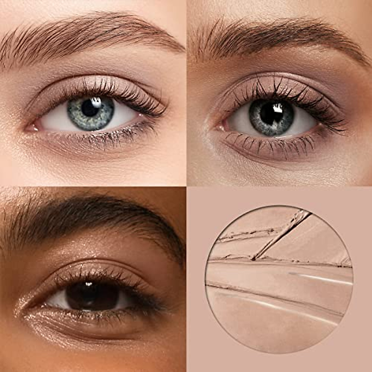 LUXAZA Cream Single Eyeshadow Stick with Blending Brush, Hypoallergenic Eye Shadow Stick Makeup, Pro Waterproof & Long Lasting Eye Brightener Stick, Eyeshadow Pencil Crayon Matte #86