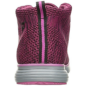 Propét Women's TravelFit Hi Walking Shoe, Berry, 6 2E US