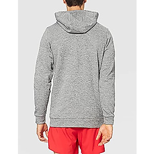 Nike Men's Therma Full-Zip Training Hoodie (XX-Large, Dark Grey Heather/Black)
