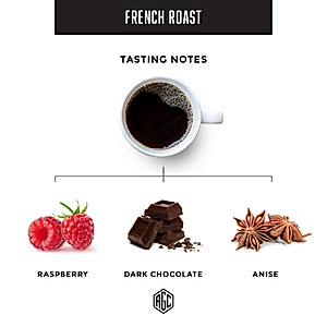 Real Good Coffee Company - Whole Bean Coffee - Extra Dark French Roast Coffee Beans - 2 Pound Bag - 100% Whole Arabica Beans - Grind at Home, Brew How You Like