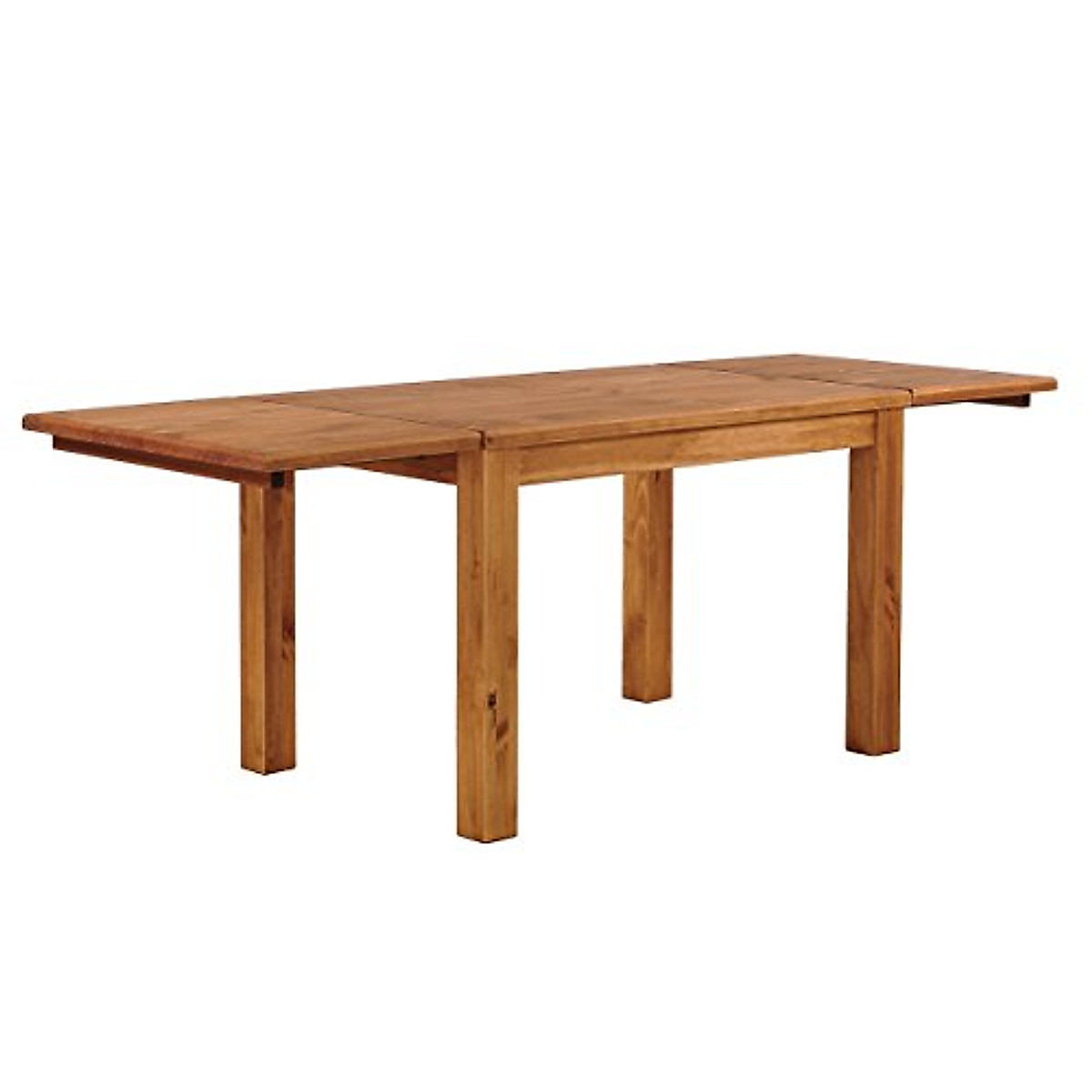 B.R.A.S.I.L.-Möbel TableChamp Dining Table Rio 63 x 31.5 Honey Solid Wood Pine Oiled Farmhouse Extension Extendable Optional