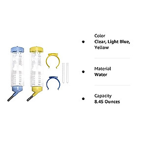 2PCS 8.45 oz No Drip Small Animal Water Bottle, BPA Free Best Water Bottle for Small Pet/Bunny/Ferret/Hamster/Guinea Pig/Rabbit