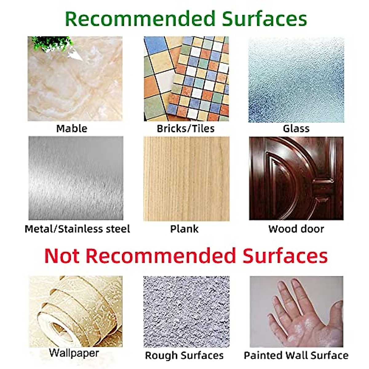 SUNDOKI Large Adhesive Wall Hooks 33LB(Max), Self Adhesive Hooks Removable Nail-Free Transparent Waterproof Hooks for Hanging Bathroom Kitchen & Home Utilities(10 Pack)