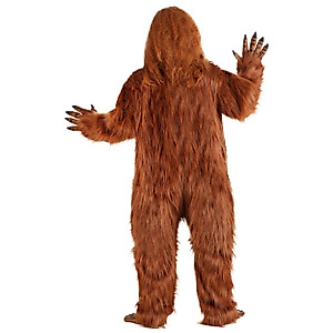 Fun Costumes - Jack Links Sasquatch Halloween Costume, Bigfoot Mascot Messin Adult Big and Tall Sizes Plus Size (4X, Brown)