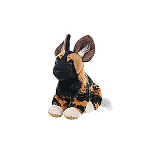 Wild Republic African Wild Dog Plush, Stuffed Animal, Plush Toy, Gifts for Kids, Cuddlekins 8 Inches
