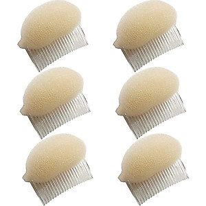 AnHua®1PC BUMP IT UP Volume Inserts Do Beehive hair styler Insert Tool Hair Comb (Beige)