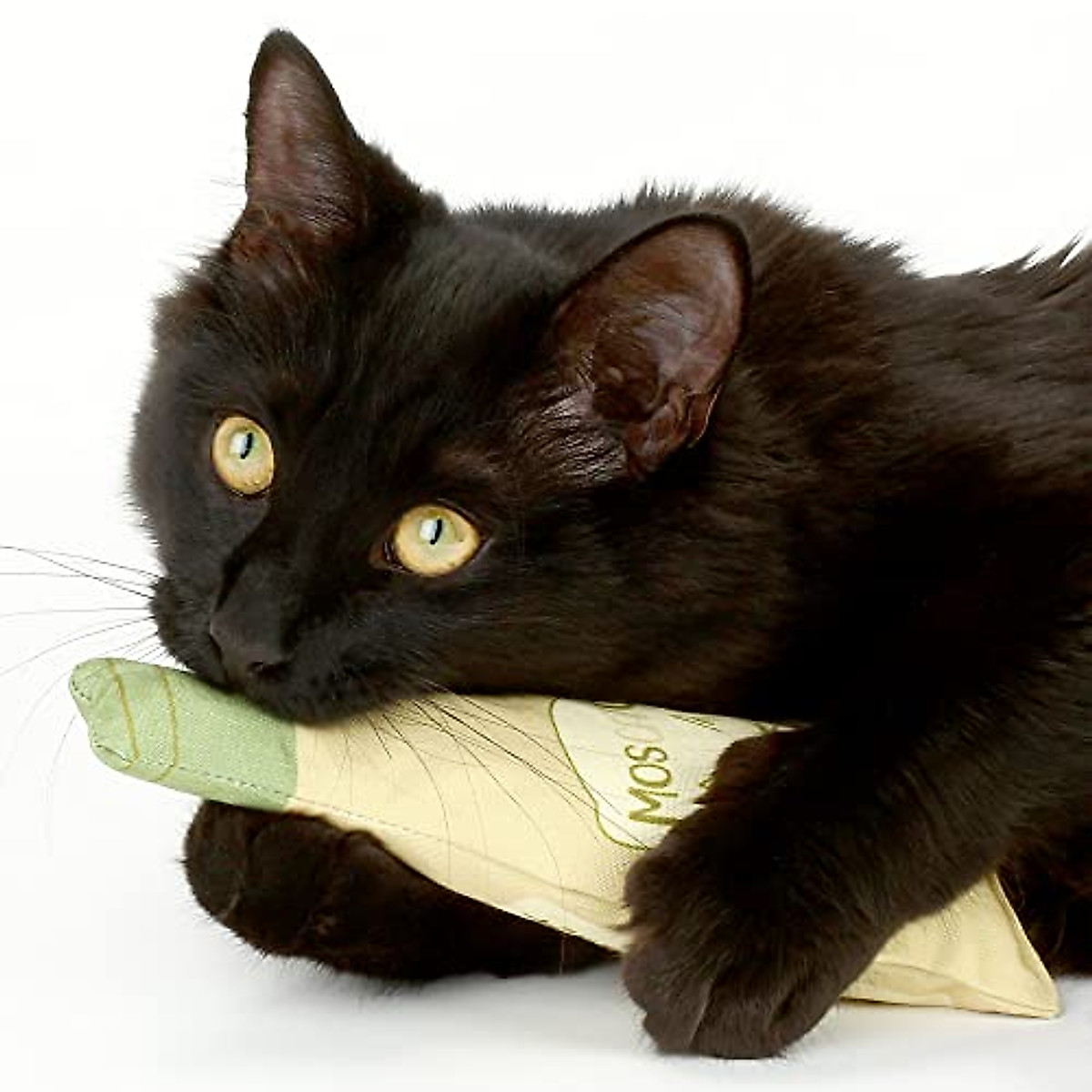 Wine Bottle Catnip Toys for Cats and Kittens Plush Wine Bottle - Funny Cat Toy Moscato and CATbernet - Cat Nip Toy for Wine Drinking Cat Moms and Dads