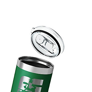 Cuptify Cheer Tumbler with Lid Laser Engraved on Green 22 oz Skinny Cup for Cheerleader Vacuum Insulated Birthday Gift for Cheerleading, Cheer Squad, Women