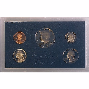 1983 US Mint Proof 5 Coin Set Original Box