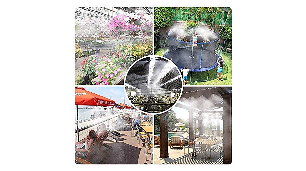 Shinea Misting Cooling System - 32.8ft for Summer Fun