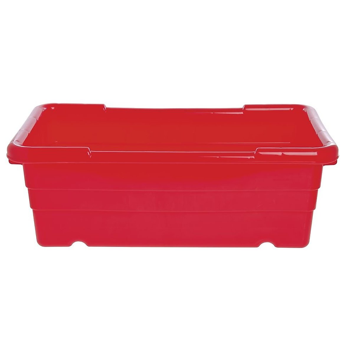 Nest and Stack Storage Container Red- 25"L x 16"W x 8 1/2"D