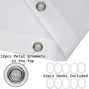 WEENEO Pink Christmas Shower Curtain Funny Flamingo with Red Xmas Hat and Gift Shower Curtain for Bathroom Winter Holiday Fabric Bath Curtain with 12pcs Hooks,72x72 Inch